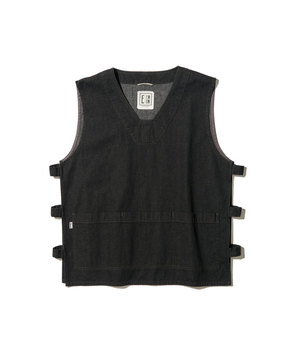 【EMON/エモン】ミリタリーベスト ＃NIGANA EMU-HN-VEKN004-GR